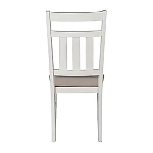 Powell Company Powell Turino Distressed White Side Dining Chair