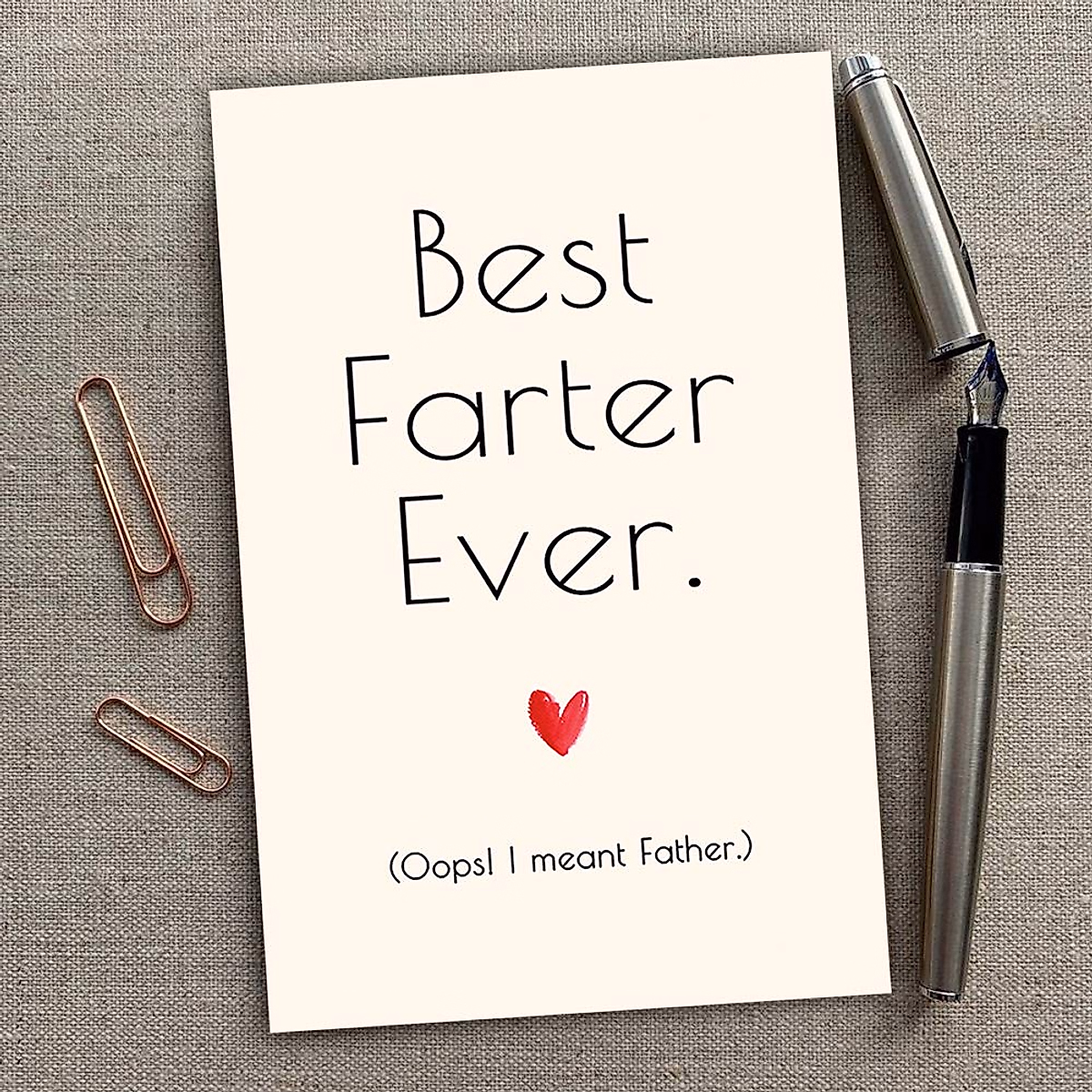 Funny Father's Day Card, Humorous Birthday Card for Dad, Funny Card for Dad, Joke Card for Dad
