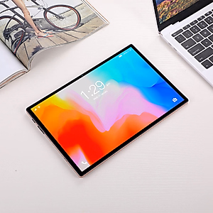 10.1 Inch Tablet for Android11, 4G Network Phone Call, 5G 2.4G WiFi Tablet PC, Octa Core 6G RAM 128G ROM, 8000mAh Battery, with Dual SIM Card Slot, Gifts for Kids (Gold)