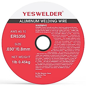 YESWELDER Magnesium Aluminum Welding Wire ER5356 .030-Diameter, 1-Pound Spool