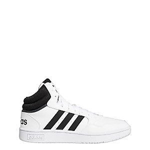 adidas Adult Hoops 3.0 Mid Core Black/Core Black/White 13