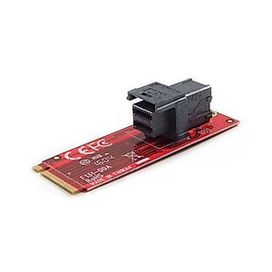 Ableconn M2-U2-131 M.2 Module with SFF-8643 Mini-SAS HD 36Pin Connector for U.2 (SFF-8639) PCIe-NVMe SSD - Support Intel 750 2.5-inch U.2 SFF SSD