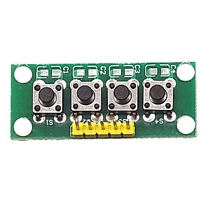 DIY Kit 1x4 4 Independent Key Button Keypad Keyboard Module Mcu for Arduino Student Class Design Graduation Project Experiment