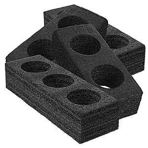 YARNOW 4 Pcs Cup Holder Drink Cup Carrier Tray Black Coffee Cups Coffee Cup Carrier Tray Beverage Carrier Foam Cup Carrier Drinks Sofa Takeout Cup Trays Accessories Pearl Cotton with Tray