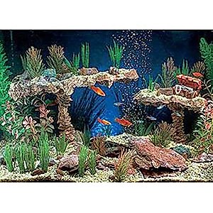 Penn-Plax TT2 Tank Terrace Aquarium Shelf System | Add Visual Interest to Your Tank with This Durable Shelf