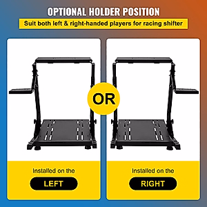 VEVOR G920 Racing Steering Wheel Stand Shifter Mount fit for Mainstream Brands Gaming Wheel Stand Wheel Pedals NOT Included Racing Wheel Stand