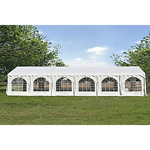 DELTA 40'x20' Budget PVC Party Tent, Tents for Parties, Large Outdoor Event Wedding Tent Canopy,Carpas para Fiestas with Waterproof Top