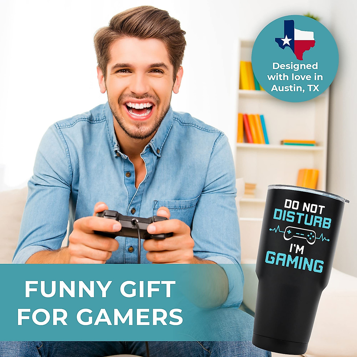 Gaming Tumbler 30oz, Funny Gaming Mugs, Gamer Gifts For Gamers, Gift For Gamers Men, Gamer Boy Gifts, Gamer Gifts For Teen Boys, Gamer Gifts For Him, Gamer Dad Gifts Gaming Gifts For Boyfriend