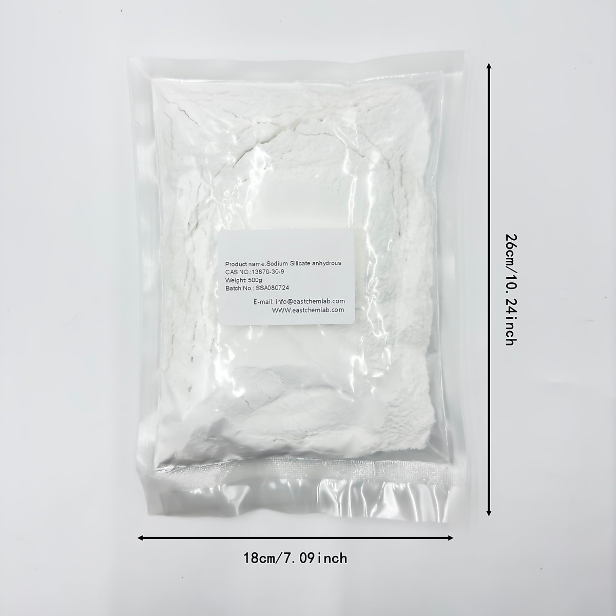 Eastchem Sodium Silicate anhydrous,CAS NO.:13870-30-9,(500g)