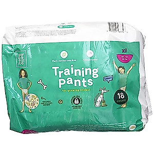 Hello Bello Premium Training Pants Size 4T-5T I 18 Count of Disposable, Gender Neutral, Eco-Friendly, and Potty Training Underwear with Snug and Comfort Fit I Li'l Barkers