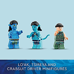 LEGO Avatar: The Way of Water Payakan The Tulkun & Crabsuit 75579, Building Toy Set, Movie Underwater Ocean with Whale-Like Sea Animal Creature Figure