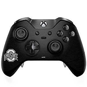 Skinit Decal Gaming Skin Compatible with Xbox One Elite Controller - Officially Licensed Ohio State University OSU Ohio State Black Design