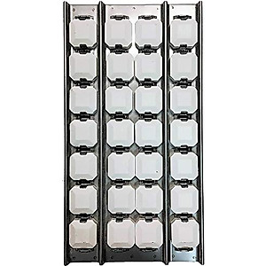 RCK Gas Grill Center Briquette Tray Assembly Briquettes, Tray & Clips Fit's Lynx 19.25" x 10.5" 90190-A