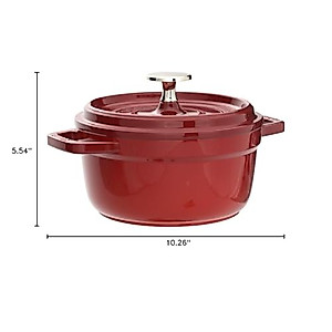STAUB 1102006 Round Casserole, 20cm, Cherry
