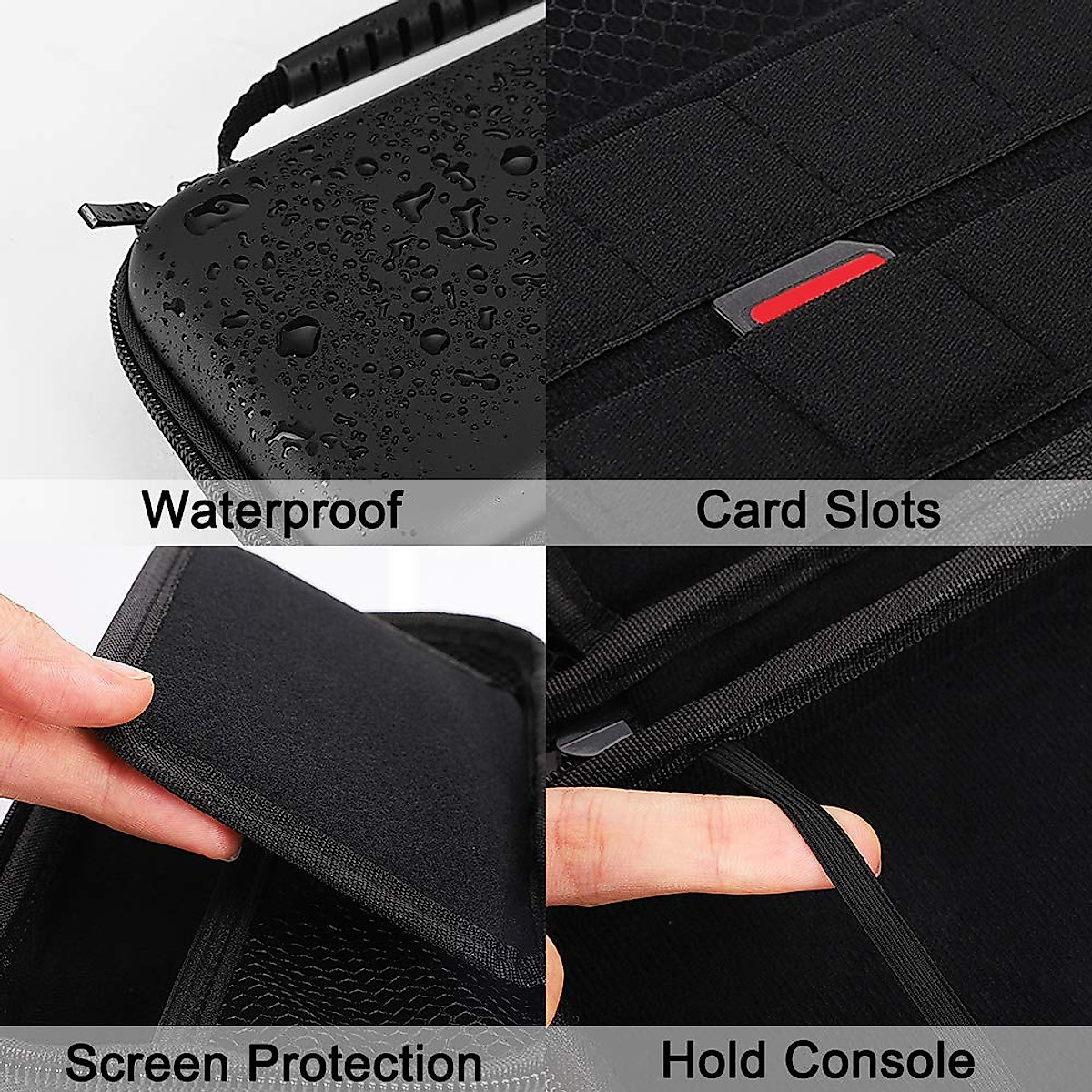 Accmor Carrying Case for Nintendo Switch Lite, Portable Hard Shell Pouch, Carrying Travel Game Bag for Switch Lite Console and Accessories