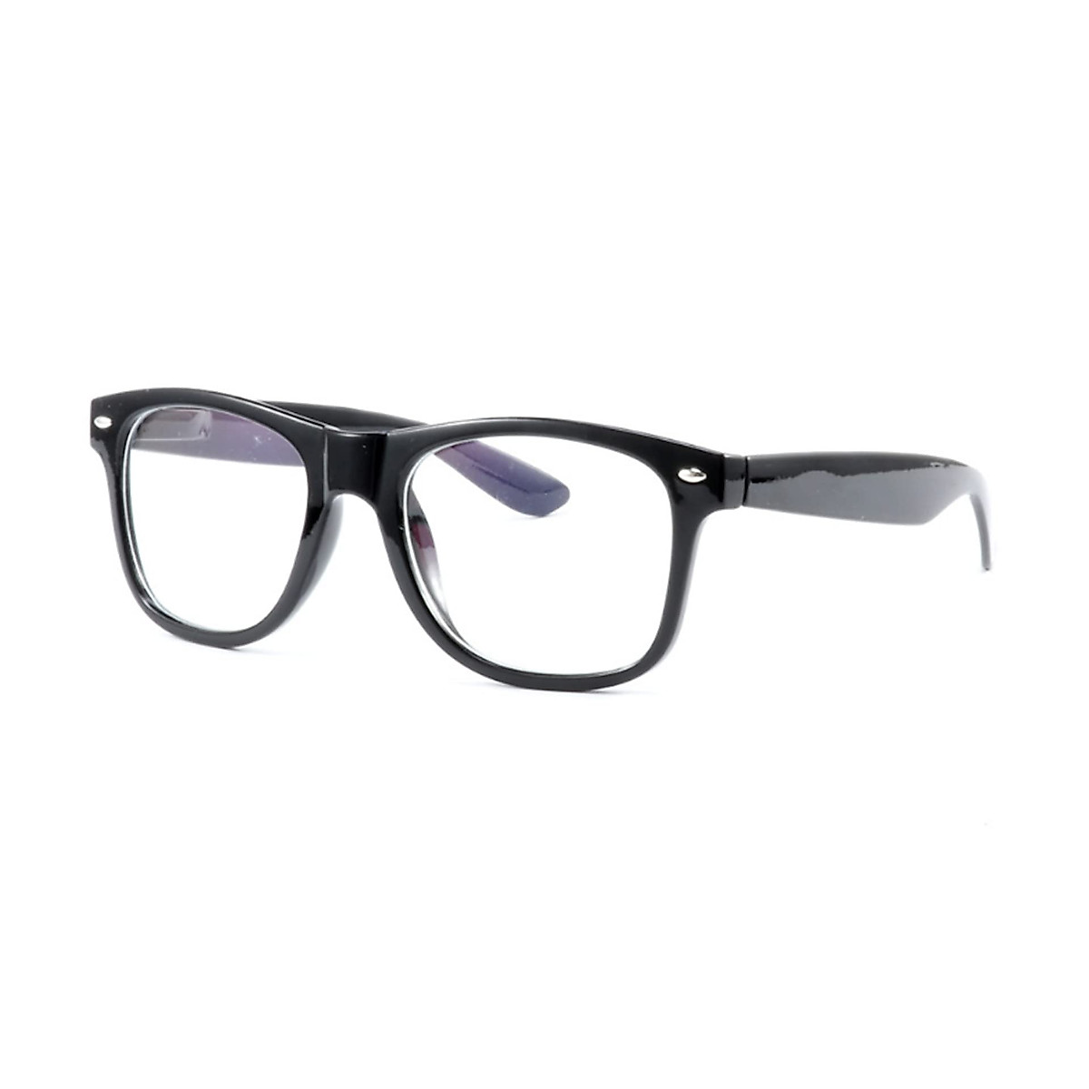 FASH Limited Vintage Buddy Wayfarer Blues Brothers Clear Sunglasses