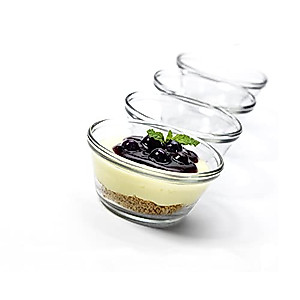 Anchor Hocking 6-Ounce Glass Custard Cups, Set of 4