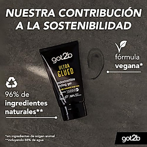 Got2b Ultra Glued Invincible Styling Hair Gel, 6 Ounce