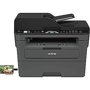 Brother Monochrome Laser Printer, Compact All-in One Printer, Multifunction Printer, Wireless Networking and Duplex Printing, 32GB Tela USB Card