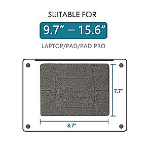 Invisible Laptop/tablet Stand Ultra-slim Lifting Stand Waterproof Adjustable Detachable Lightweight 2019 New Folding Computer Notebook Stand for 9.7Inch-15.6 Inch for Apple Mac/MacBook Pro/MacBook Air