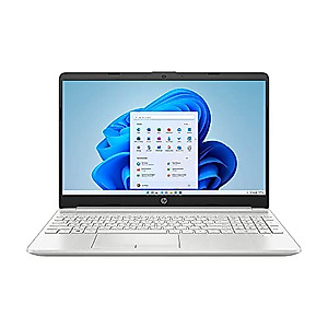 2022 HP 15.6" FHD IPS Laptop Computer, 11th Gen Intel Core i3-1115G4 Processor, 16GB DDR4 RAM, 512GB PCIe SSD, Intel UHD Graphics, HD Webcam, HD Audio, Windows 10 S, Silver, 32GB SnowBell USB Card