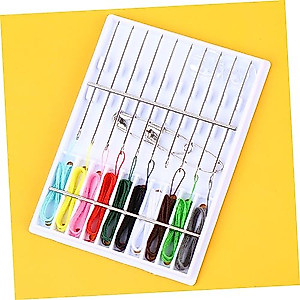 EXCEART 4 Boxes Set T Tool Tools Needles Needle and Thread Sewing Travel