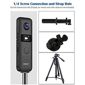 BOBLOV C18 WiFi 1080P Body Camera with OLED Screen and One Big Button for Recording 4Hours 1080P Recording Clip for Wearable (32GB)