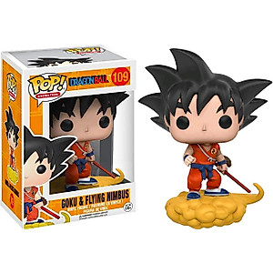 Funko Pop Animation Dragonball Orange Suit Goku and Flying Nimbus Exclusive Vinyl Figure
