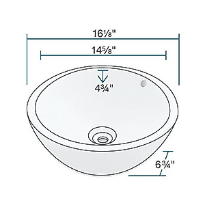MR Direct v2200-b Sink in Bisque Porcelain Vessel