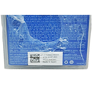 Genuine OEM 5-Pack Dell HC591 HC593 RC922 400 GB (Native) / 800GB (Compressed) LTO LOT-3 Ultrium3 Data Tape Cartridge Compatible Part Numbers: HC591, HC593, RC922