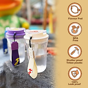 sipperment Water Bottle with Straw, 450ml Air Water Bottle Air Starter Set Drinking Bottles with 5 Flavour Pods 0 Sugar, BPA Free, Leak-proof