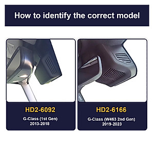 Fitcamx Car DVR Dashcam 4K Dash Cam Compatible with Mercedes Benz G Class G550 G400d 350d G63 2019 to 2023,G550 G500 G350d G63 2013 to 2018 (Color : G Class 2019 to 2023, Size : 4K Front Cam 64GB)