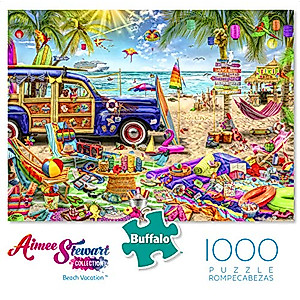 Buffalo Games - Aimee Stewart - Beach Vacation - 1000 Piece Jigsaw Puzzle
