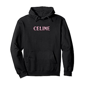 Celine Heart Pink Pullover Hoodie