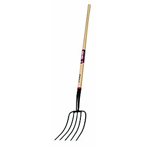 Truper 30314 Tru Pro 54-Inch Manure Fork 5-Tine, Ash Handle