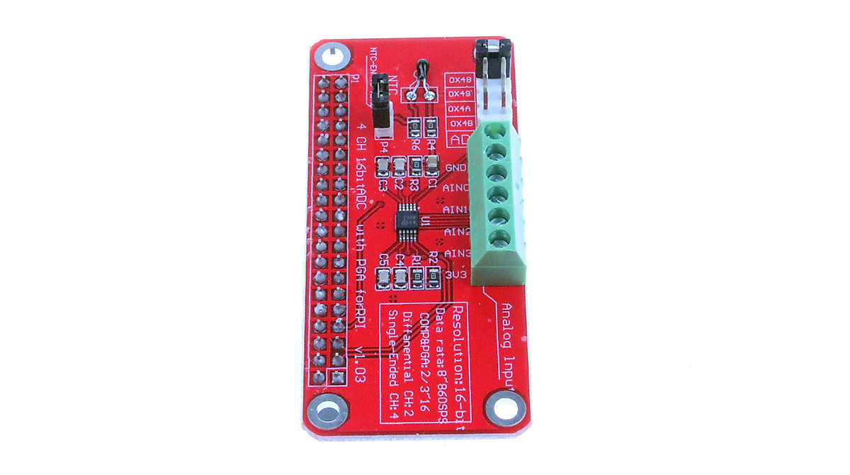 NOYITO 4-Channel ADC Module for Raspberry Pi