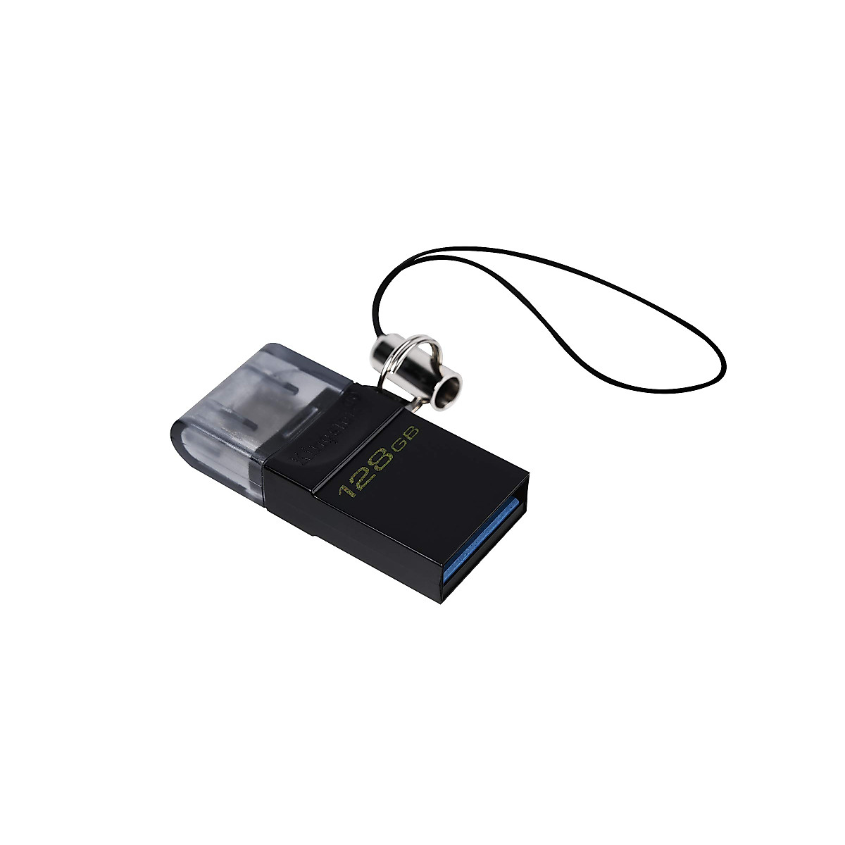 Kingston 128GB DataTraveler microDuo3 G2 Flash Drive + microUSB Supports USB OTG Functionality for Tablets and Smart Phones DTDUO3G2/128GB