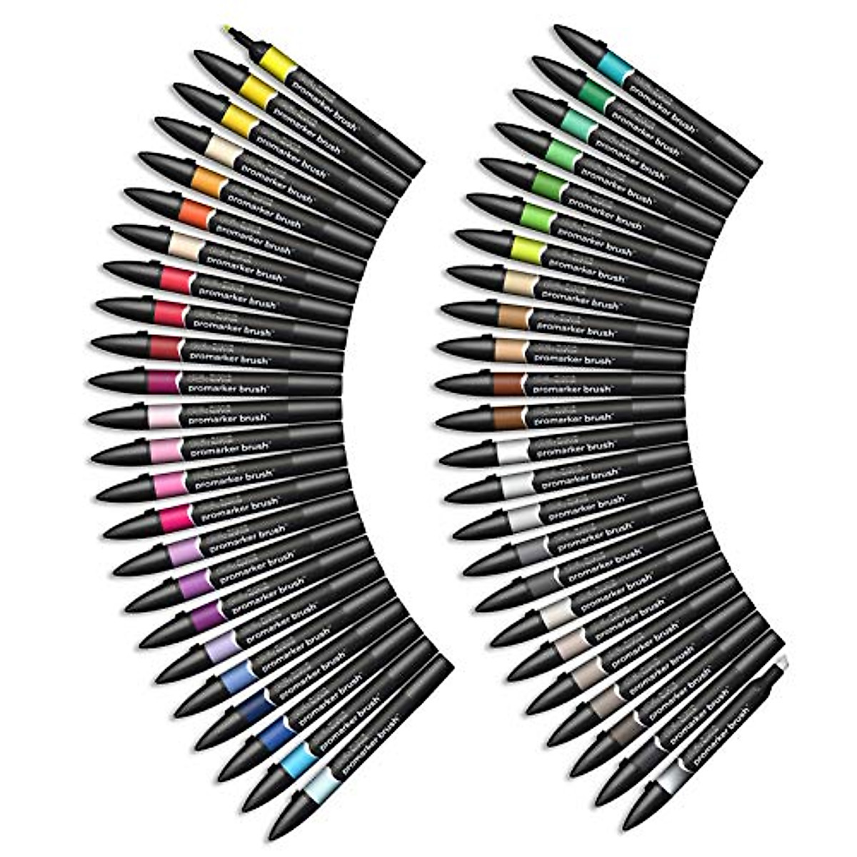 Winsor & Newton ProMarker Brush Set, 48 Count, Essential Collection