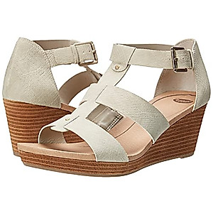 Dr. Scholl's Shoes Women's Barton Wedge Platform Sandal,Greige Snake Print,7.5