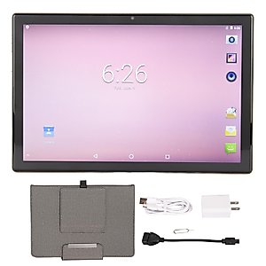 Acogedor 2 in 1 Tablet 10.1 Inch, for Android 12.0 Tablet with BT Keyboard, Dual Camera, 8GB RAM 256GB ROM, 8 Core CPU, 5G WiFi, 4G LTE Tablet for Work, Gaming (US Plug)