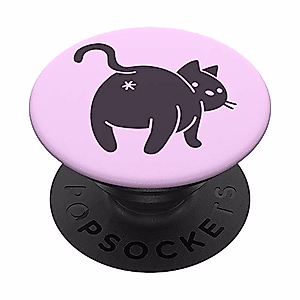 Cute Cat Owner & Pink Kitten Lover PopSockets PopGrip: Swappable Grip for Phones & Tablets
