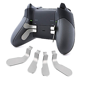 Elite Controller Series 1 Paddles, Metal Stainless Steel Replacement Parts for Xbox One Elite Controller Series 1 (Model 1698)