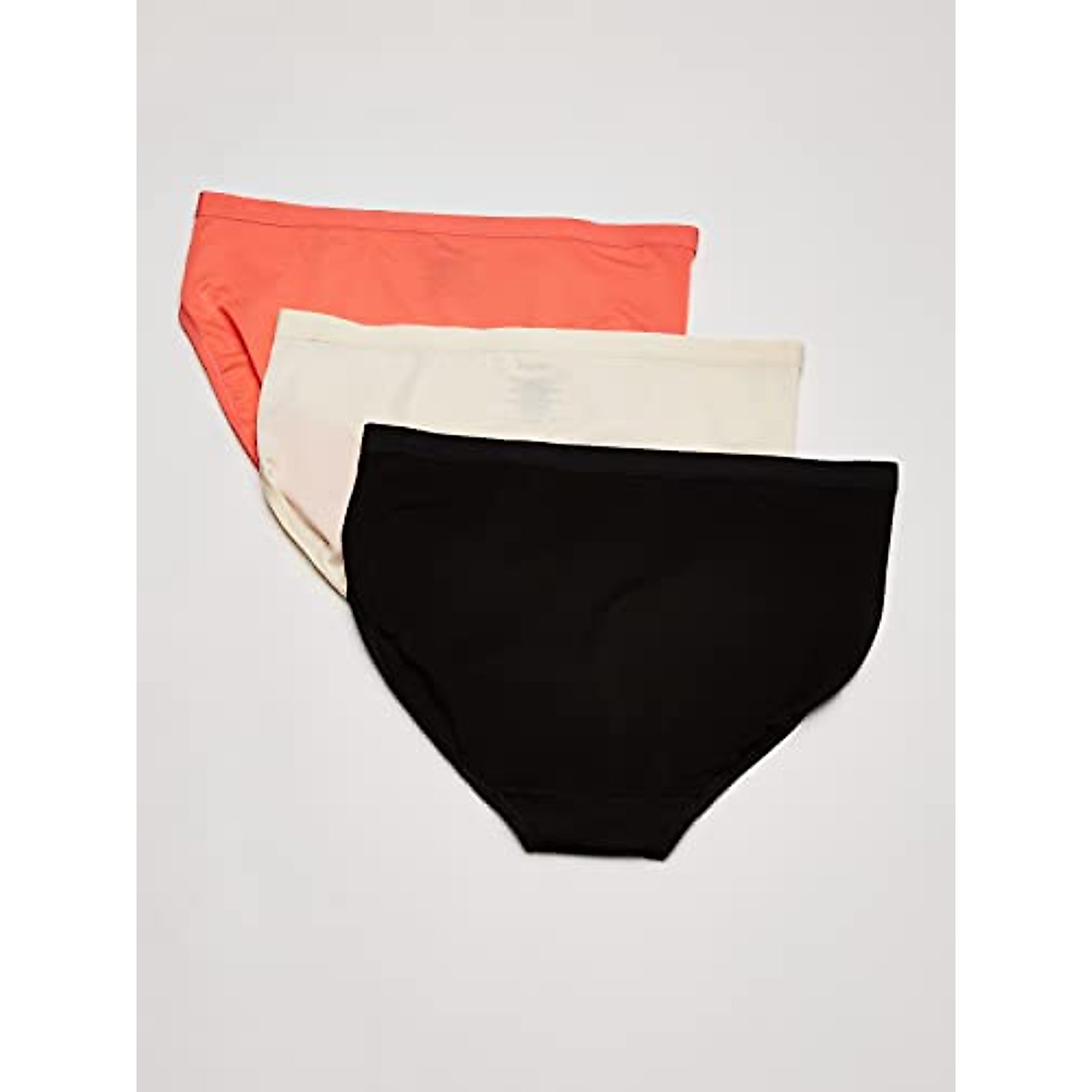 Warner's womens Blissful Benefits Tummy Smoothing Hi-cut Panty Underwear, Sugar Coral Pearled Ivory Black, Large US