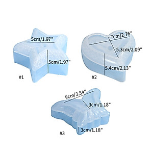 3D Love Heart Tray Resin Molds,Epoxy Crystal Jewelry Box Molds Storage Tray Resin Casting Mold for Jewelry Making