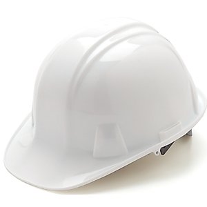 Pyramex SL Series Cap Style Hard Hat 6 Point Ratchet White