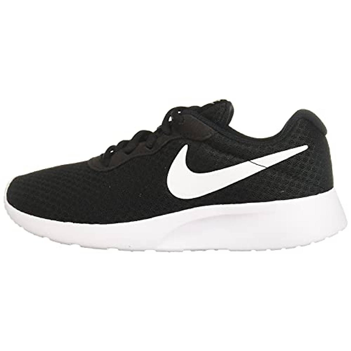 Nike Women's WMNS Tanjun Running Shoes, Black/White, 8