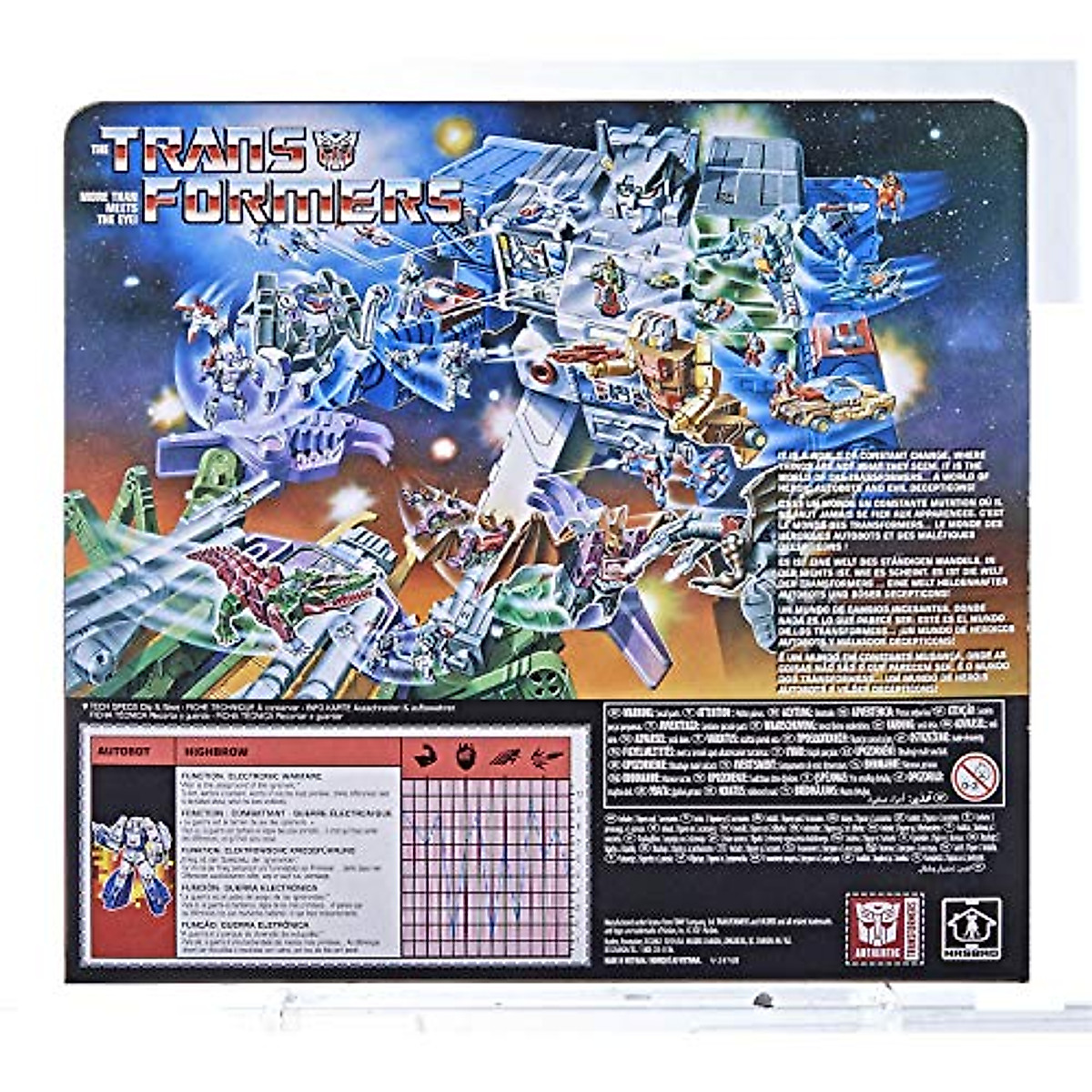 Transformers 2021 Modern Figure in Retro Packaging Autobot Headmaster Highbrow with Xort