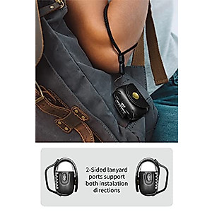 VogDUO Premium Protective Leather Case for Apple AirPods Pro 2 - Handmade Cover with Belt Loop & Lanyard Ports with Clip Holder for Bag Strap, Compatible with Apple AirPod Pro Gen 2 (Black)