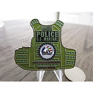 Police US Marshal New York Police Departmen Counter Terrorism Division Liason Tactical Vest Challenge Coin