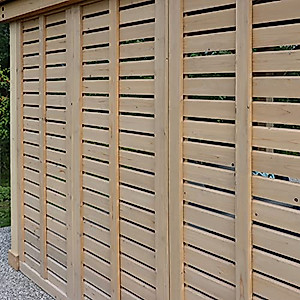 Yardistry 10' Meridian Wood Privacy Wall